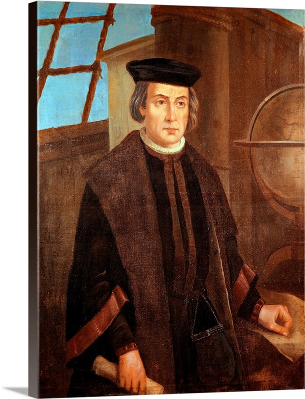 Portrait of Christopher Columbus by Jose Roldan | Great Big Canvas