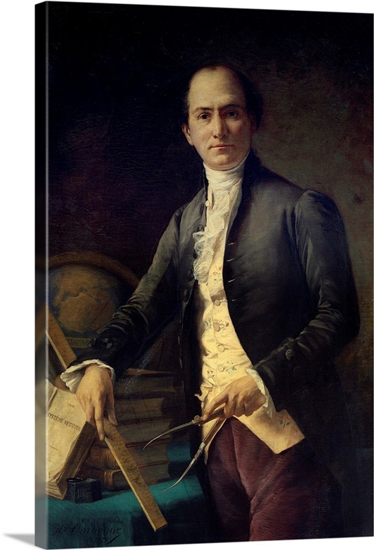 Portrait of Jean-Baptiste Delambre by Henri Coroenne | Great Big Canvas