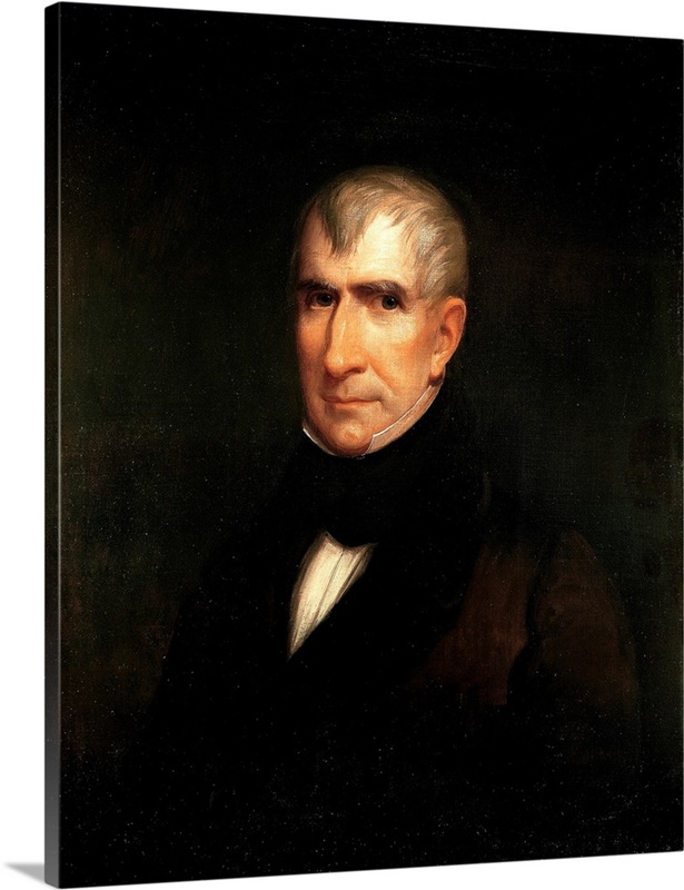 Portrait Of President William Henry Harrison | Great Big Canvas