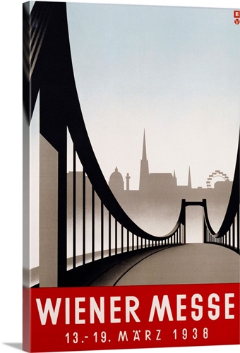 Poster Advertisement For Wiener Messe Trade Fair | Great Big Canvas