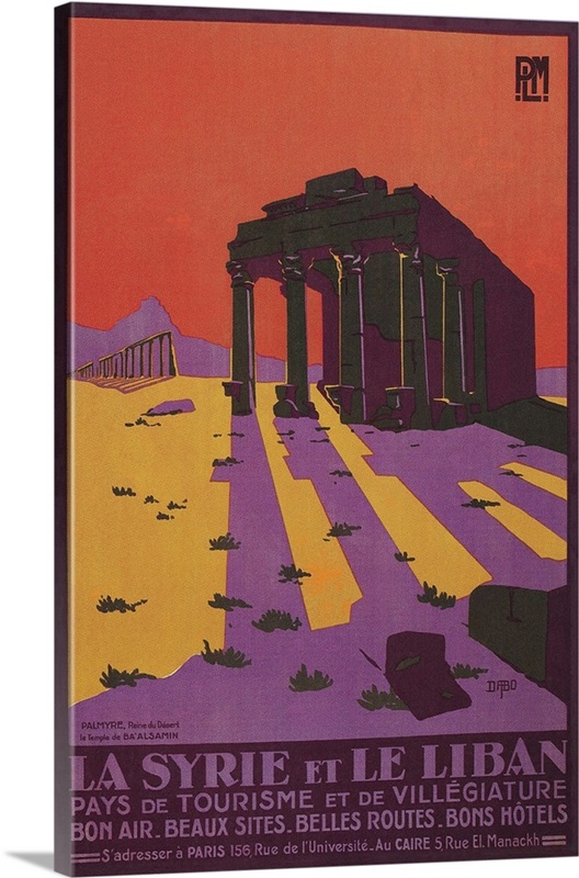 Poster for Syria and Lebanon | Great Big Canvas