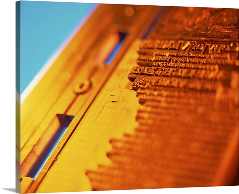 Printing press plate | Great Big Canvas
