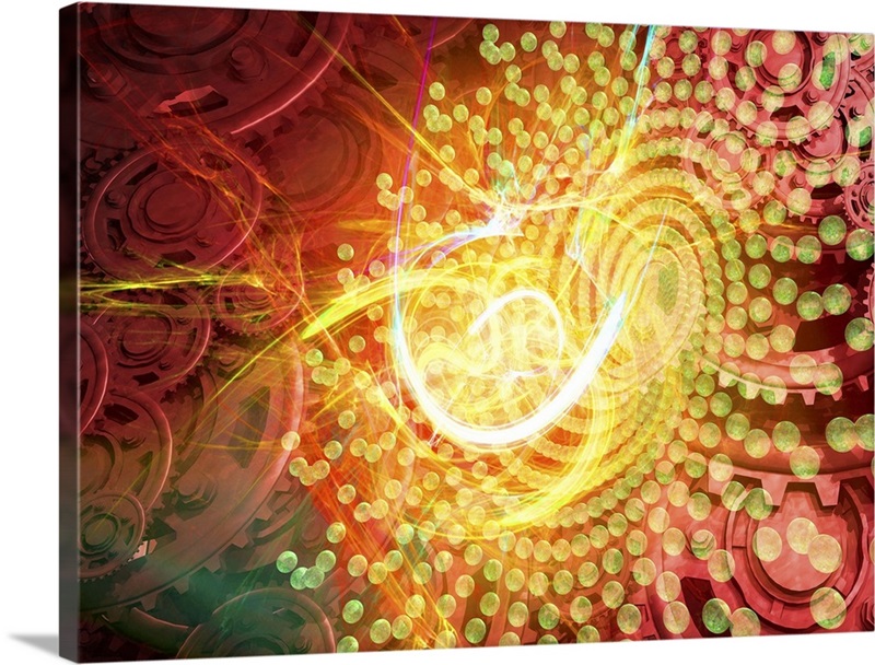 Quantum mechanics, conceptual artwork | Great Big Canvas