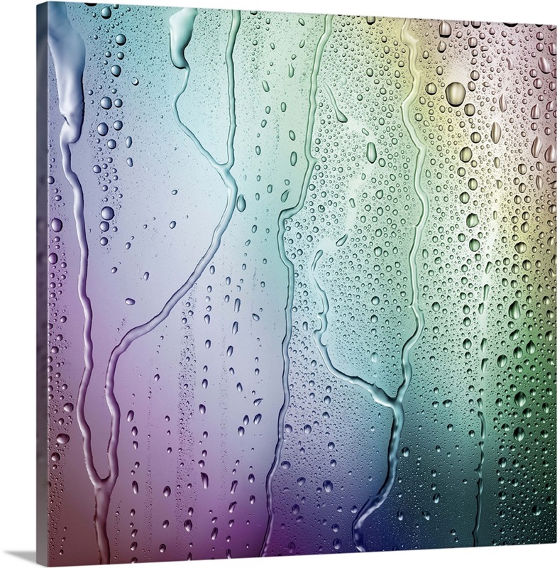 Rainbow coloured condensation | Great Big Canvas