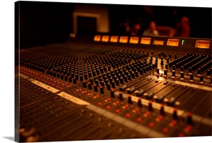 Recording studio Wall Art, Canvas Prints, Framed Prints, Wall Peels ...