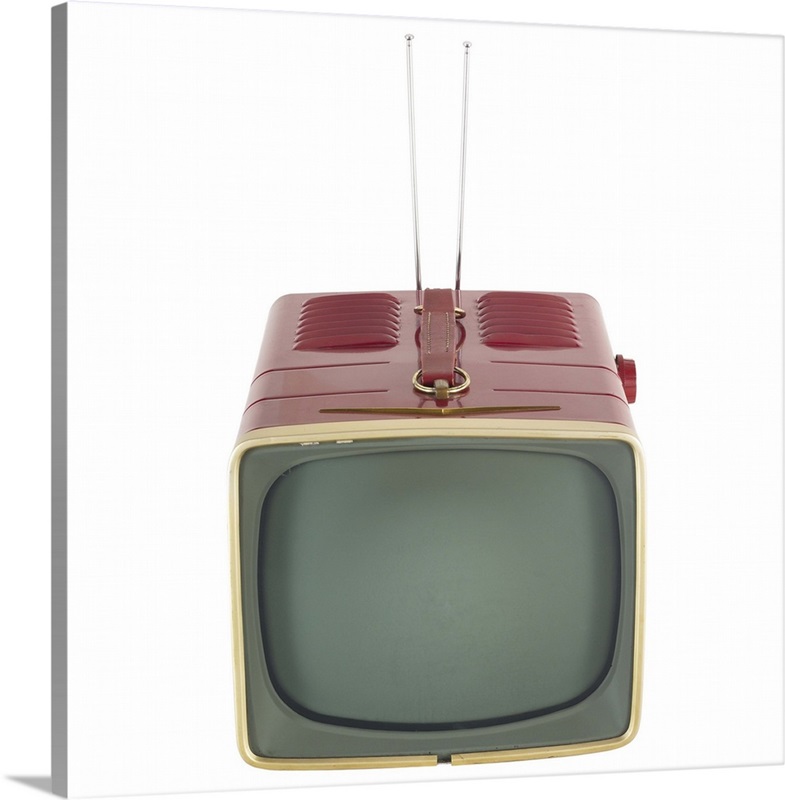Red Antique Television | Great Big Canvas