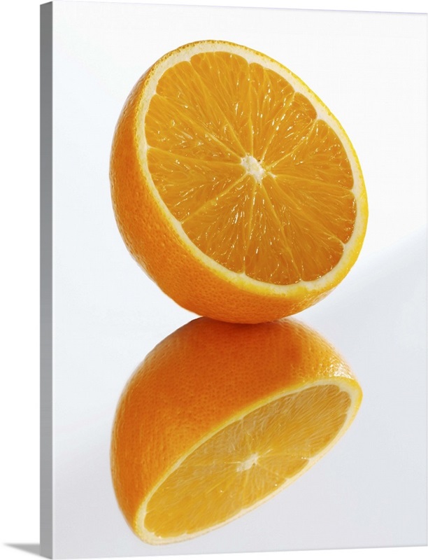 Reflection of half orange | Great Big Canvas