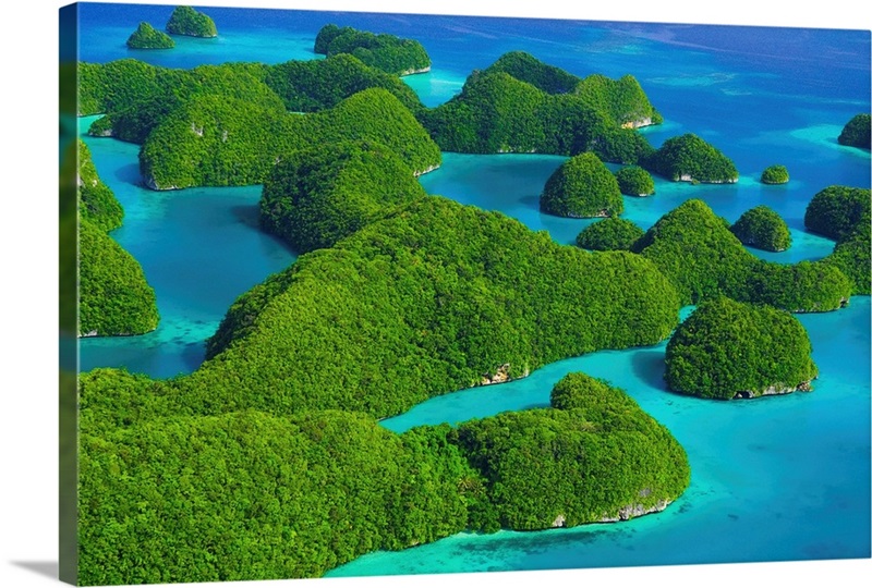 Rock Formations And Islets Of The Rock Islands | Great Big Canvas