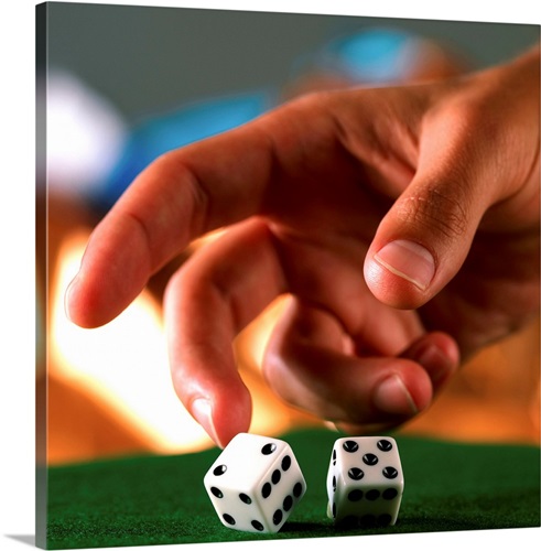 Rolling dice | Great Big Canvas