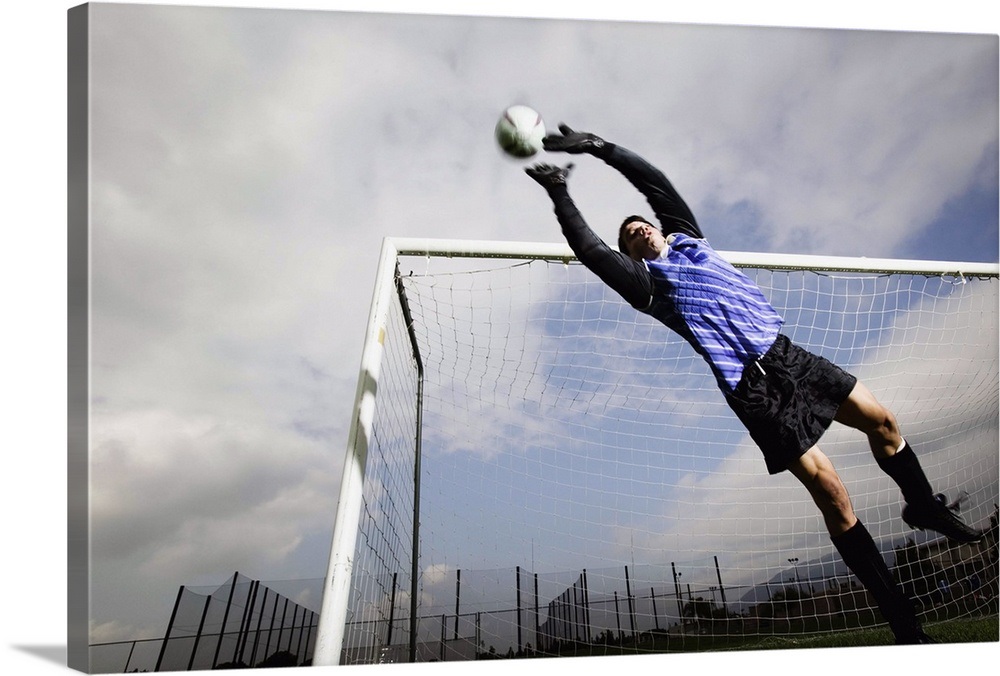 Soccer goalie jumping Wall Art, Canvas Prints, Framed Prints, Wall ...