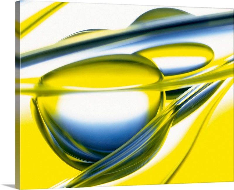 Spherical acrylic object, abstract background, bright color | Great Big ...