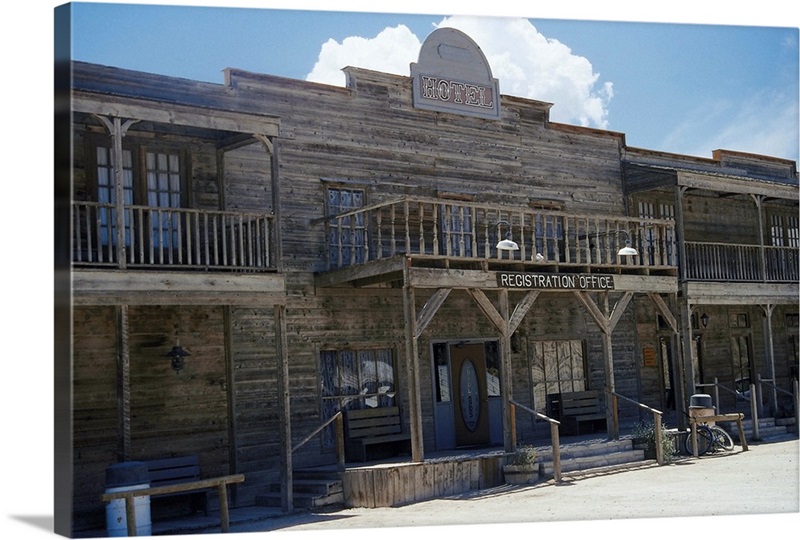 Storefront in a ghost town | Great Big Canvas