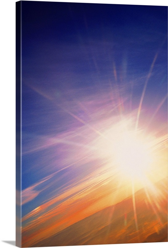 sun view from airplane | Great Big Canvas