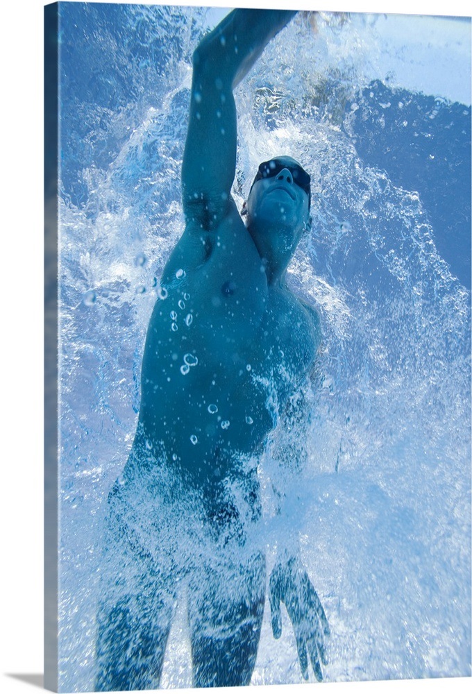 Swimmer underwater Wall Art, Canvas Prints, Framed Prints, Wall Peels ...