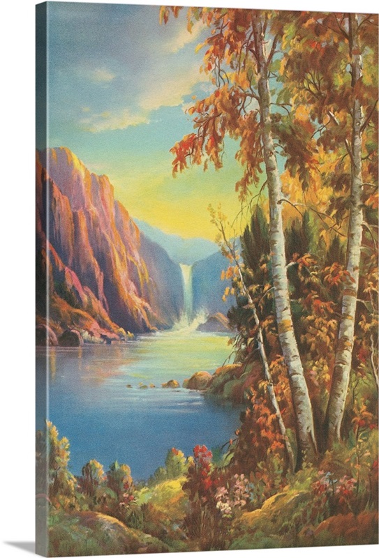 Sylvan Mountain Scene | Great Big Canvas