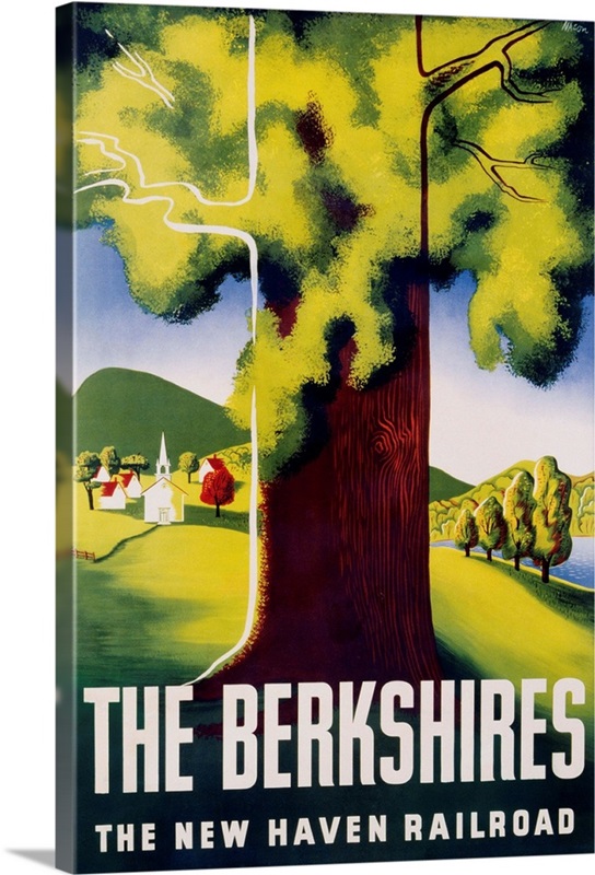 The Berkshires Poster By Ben Nason | Great Big Canvas