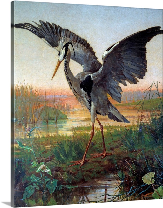 The Heron by Louis-Emile Villa | Great Big Canvas
