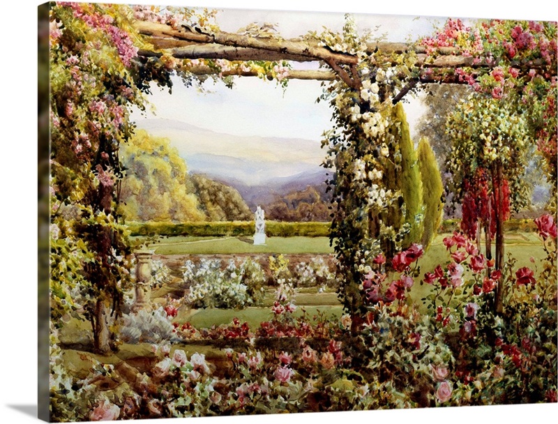The Rose Garden By Robert Atkinson | Great Big Canvas