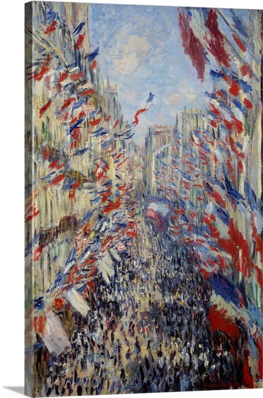 The Rue Montorgueil In Paris, Celebration Of June 30, 1878 | Great Big ...