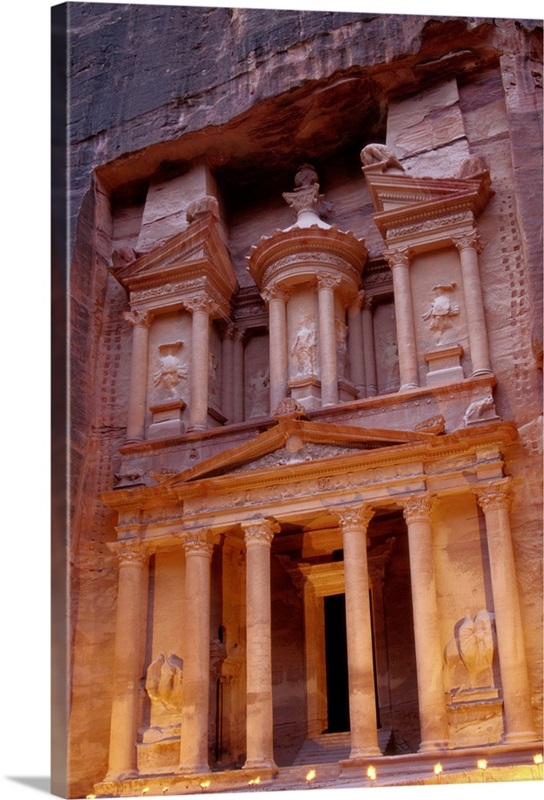 The Treasury, Petra, Jordan | Great Big Canvas