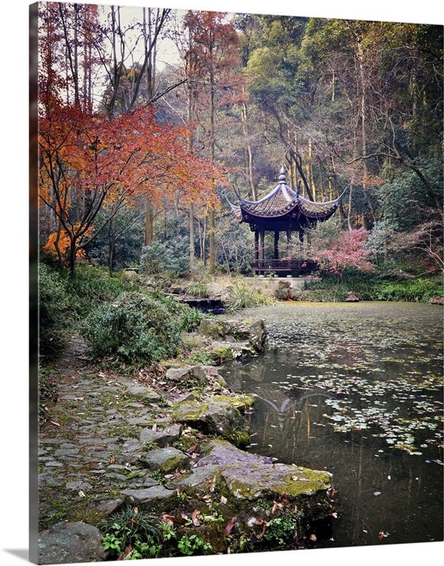 Tiger Spring in southwestern Hangzhou, Zhejiang province, China ...
