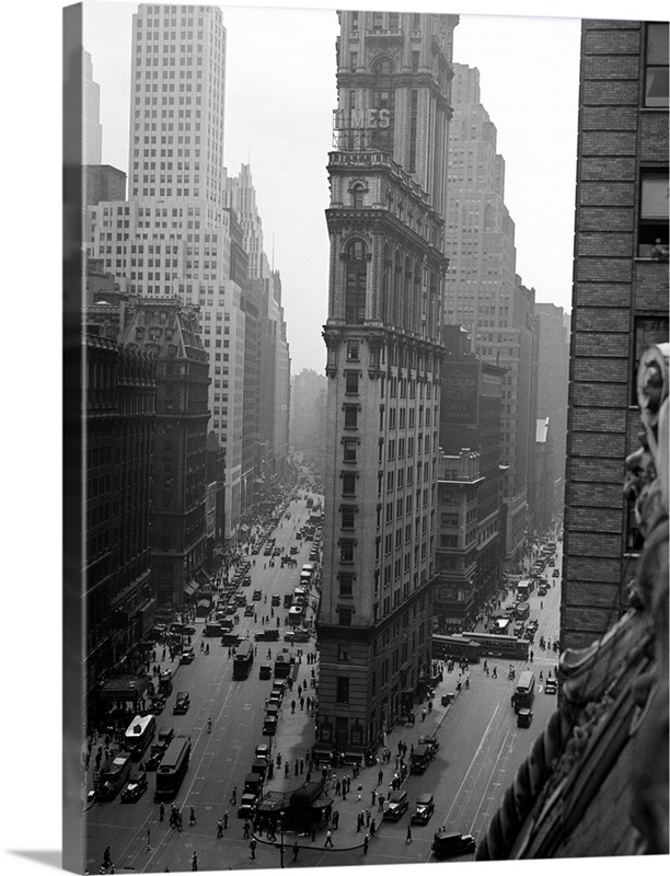Times Tower in Times Square, New York, 1931 | Great Big Canvas