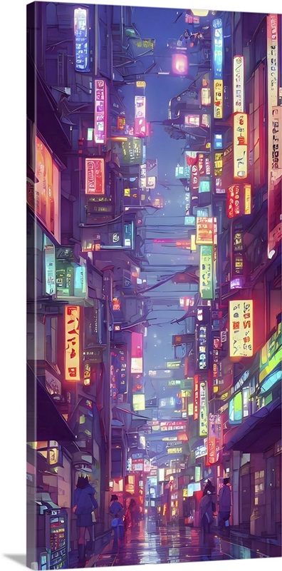 Tokyo Buildings Scene III | Great Big Canvas