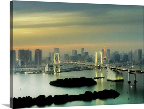 Tokyo cityscape. | Great Big Canvas