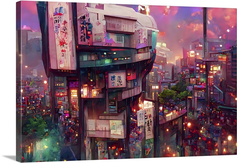 Tokyo Street Scene | Great Big Canvas