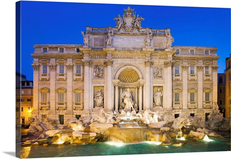 Trevi Fountain In Rome | Great Big Canvas