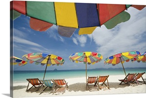 Tropical sand beach and turquoise sea Wall Art, Canvas Prints, Framed ...