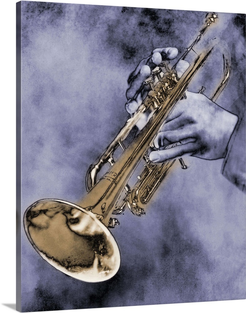 Trumpet Player Wall Art, Canvas Prints, Framed Prints, Wall Peels ...