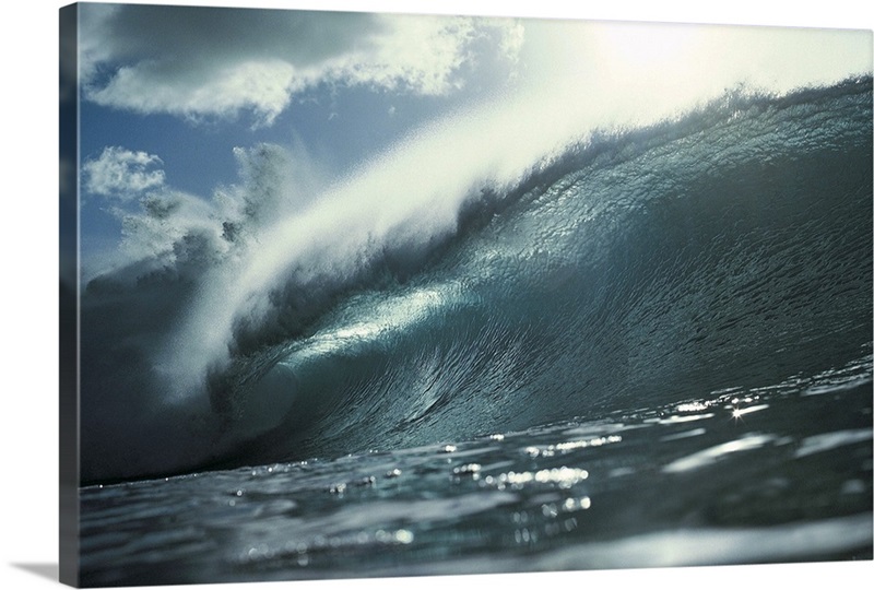Underside of breaking wave | Great Big Canvas