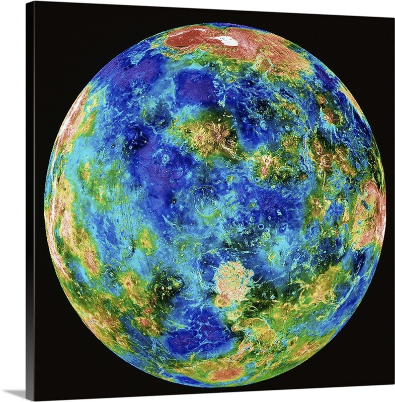 Venus Under False Color | Great Big Canvas