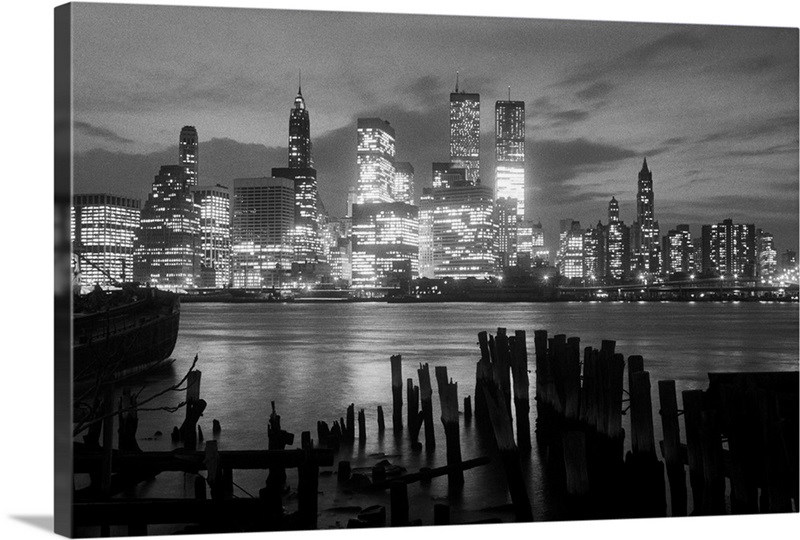 View Of Manhattan Skyline From Brooklyn | Great Big Canvas