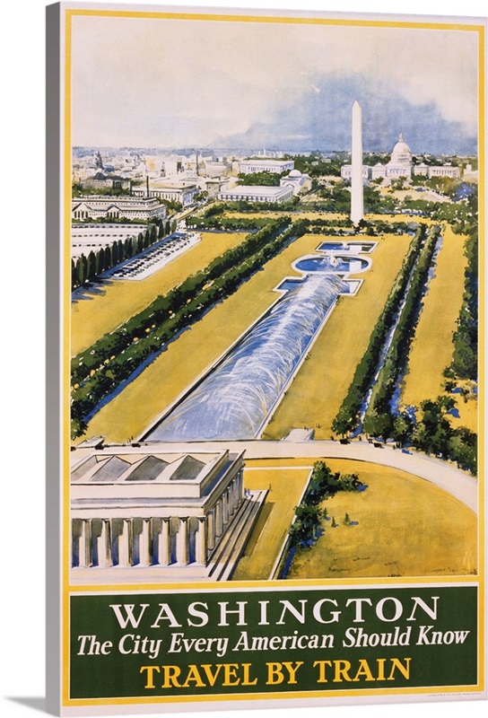 Washington Travel Poster | Great Big Canvas
