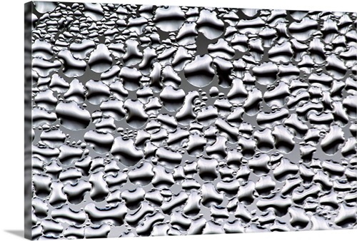 Water condensed on glass | Great Big Canvas