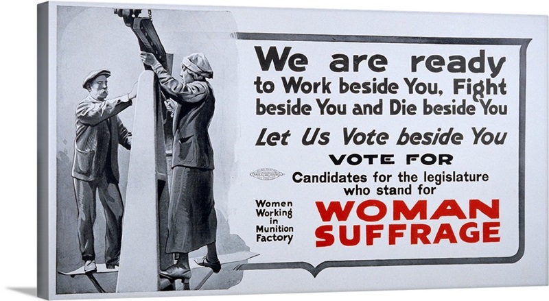 Women's Suffrage Poster | Great Big Canvas