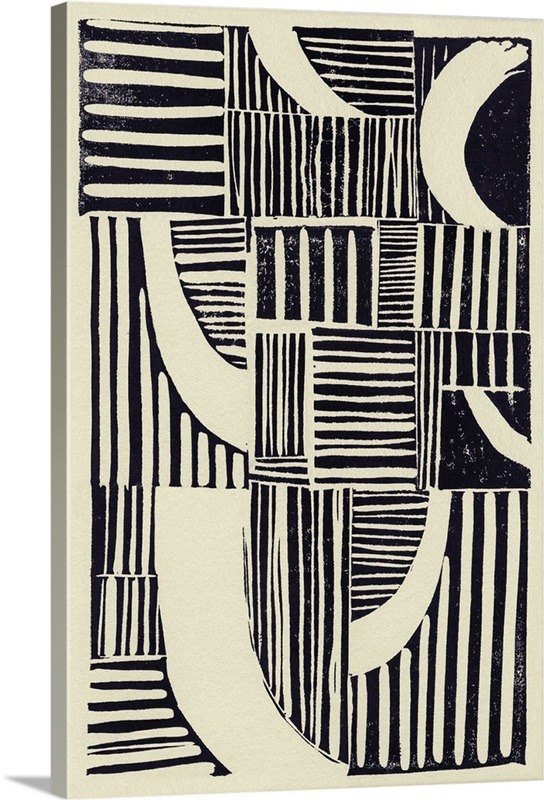 Abstract Linocut B | Great Big Canvas