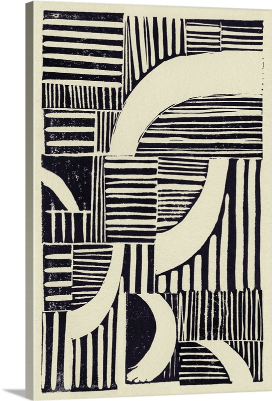 Abstract Linocut C | Great Big Canvas