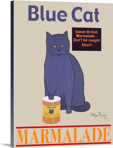 Blue Cat | Great Big Canvas