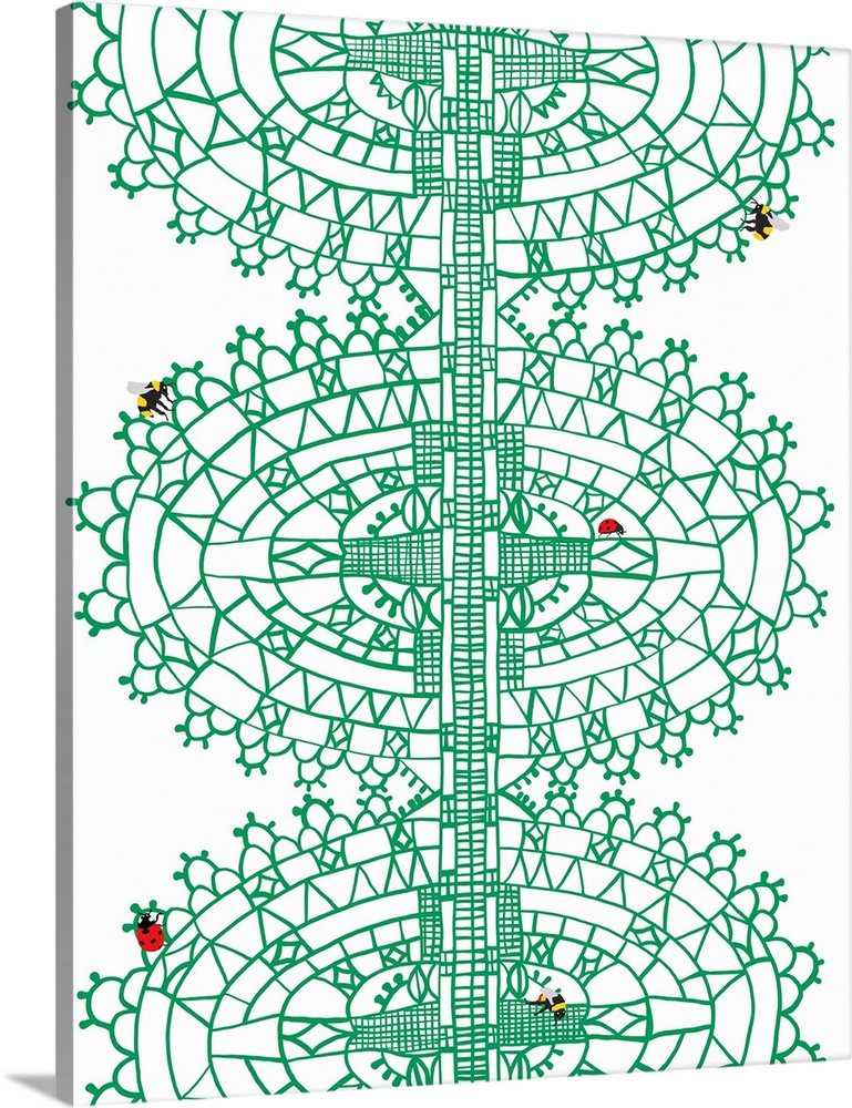 Bugs In Lace Wall Art, Canvas Prints, Framed Prints, Wall Peels | Great ...