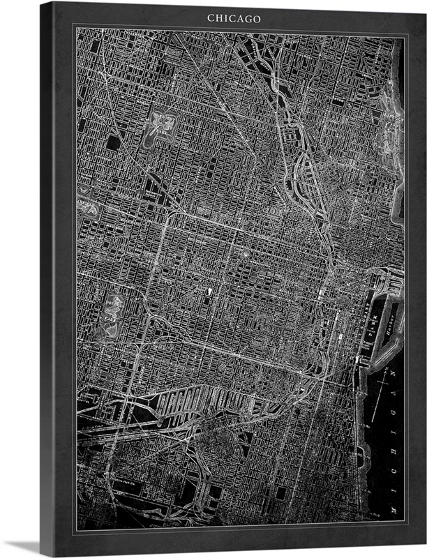 Chicago Map | Great Big Canvas