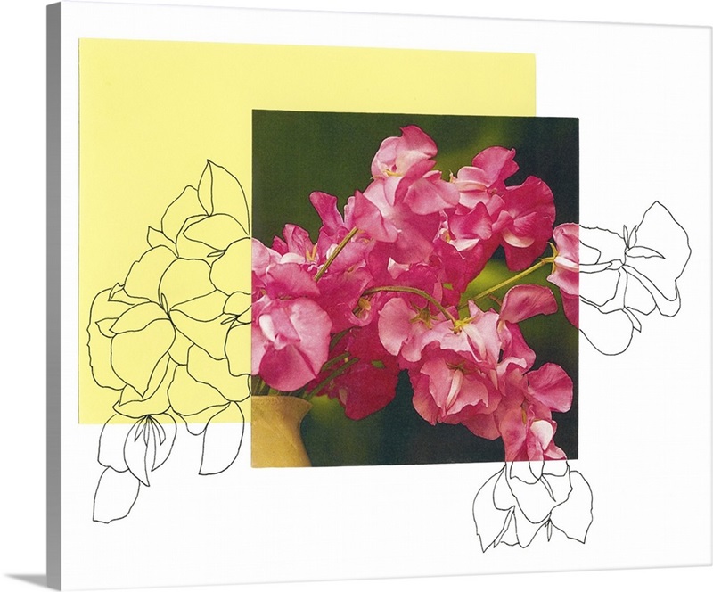 Floral Contour 4 | Great Big Canvas