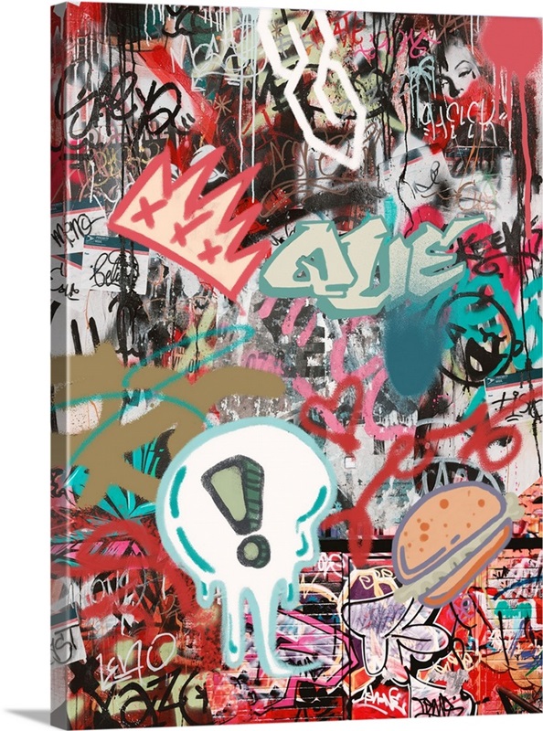 Graffiti Three Wall Art, Canvas Prints, Framed Prints, Wall Peels ...
