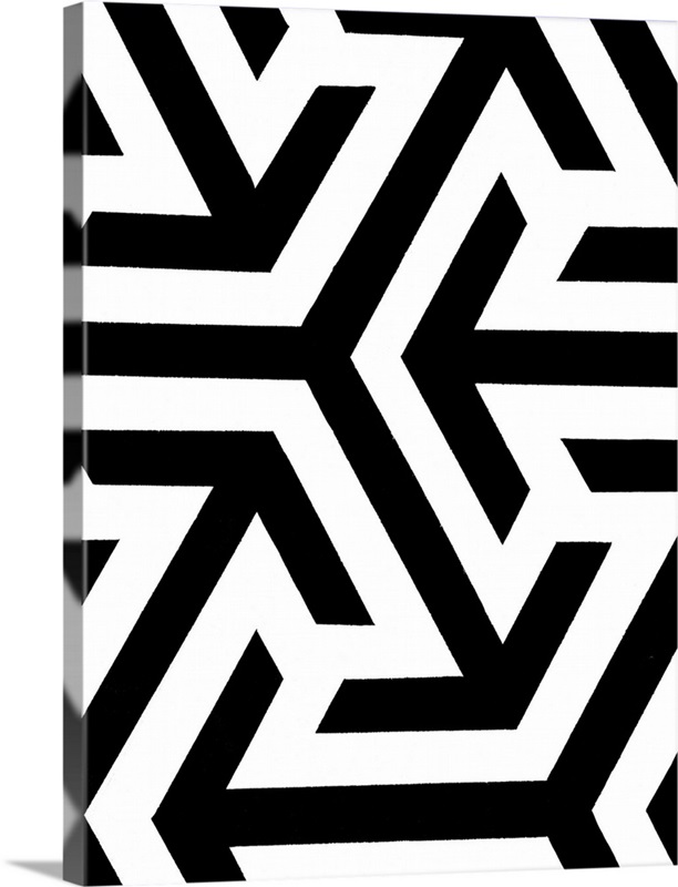 Monochrome Patterns VIII | Great Big Canvas