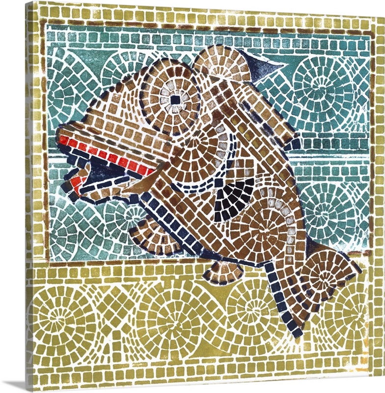 Mosaic Fish II | Great Big Canvas