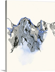 Mountain Abstract 4 Wall Art, Canvas Prints, Framed Prints, Wall Peels ...