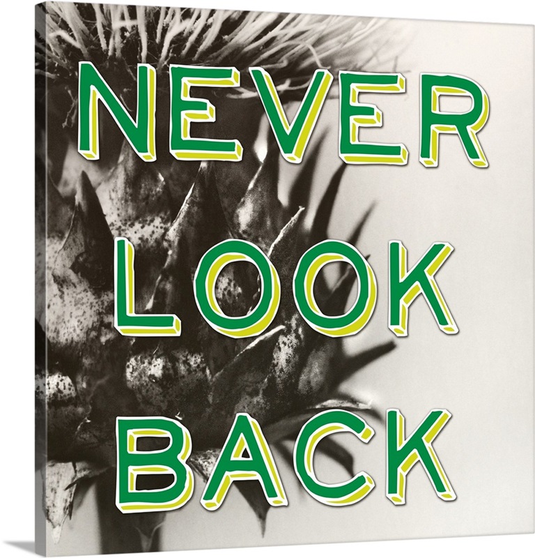Never Look Back Wall Art, Canvas Prints, Framed Prints, Wall Peels ...