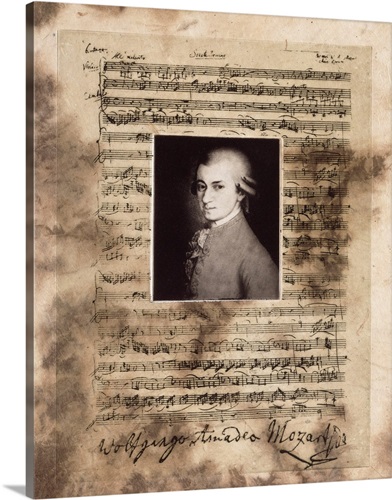 Principles of Music-Mozart Wall Art, Canvas Prints, Framed Prints, Wall ...